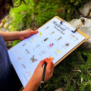 Minibeast Scavenger Hunt, Printable Nature Kids Activity, Outdoor ...