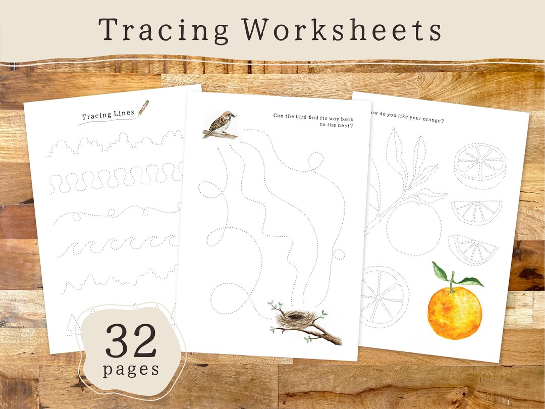 Preschool Tracing Worksheets | Line & Shape Tracing | Homeschool ...