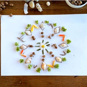 Loose Parts Play Mat, Nature Pattern Provocation Mat, Montessori ...