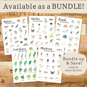 Minibeast Scavenger Hunt, Printable Nature Kids Activity, Outdoor ...