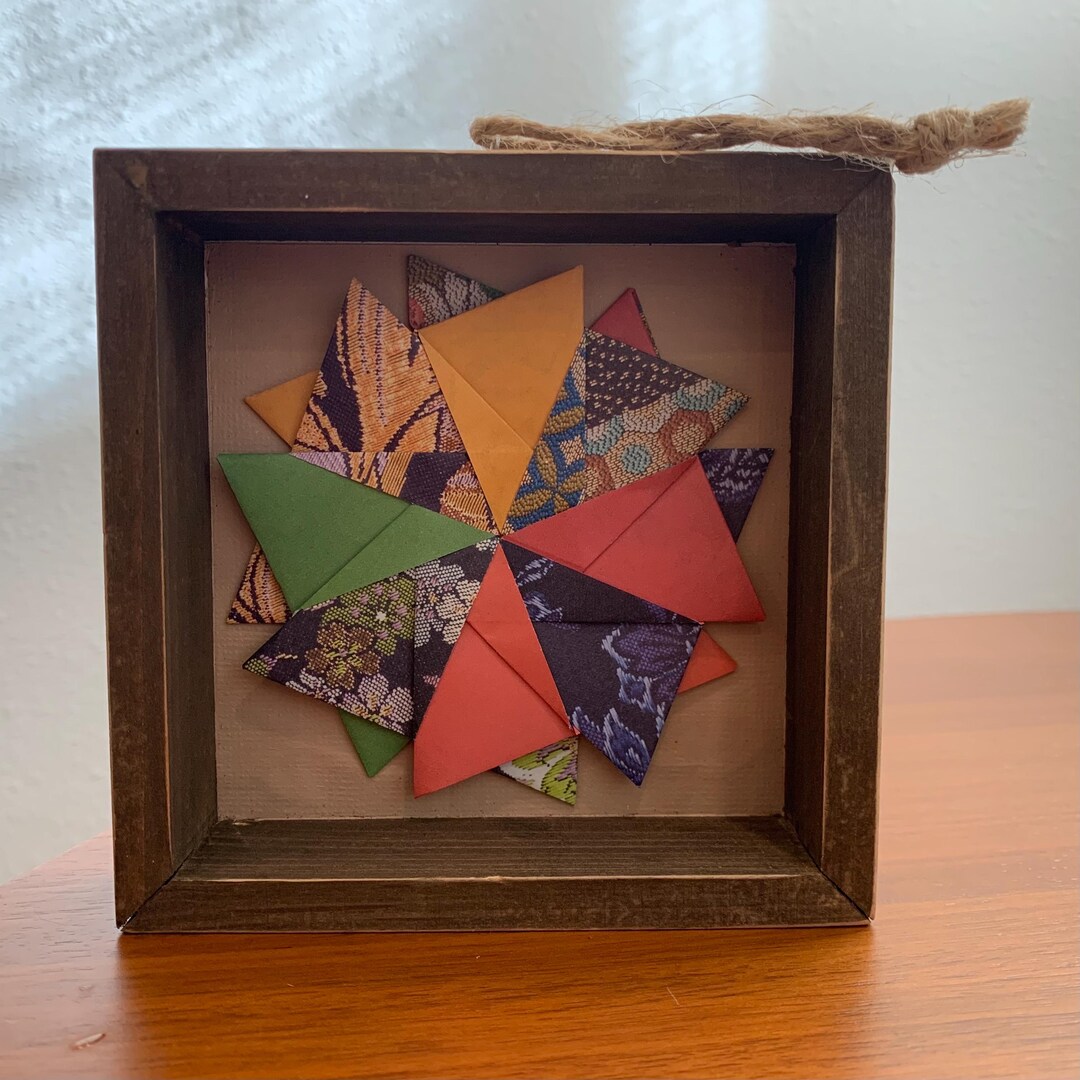 Origami Art in Box Frame - Etsy