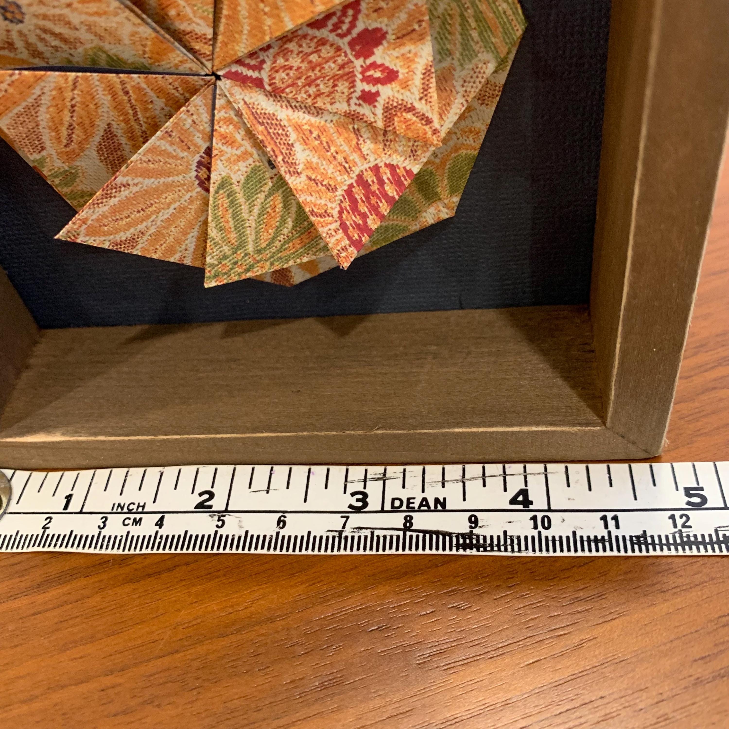 Tato Envelope Origami in Box Frame - Etsy