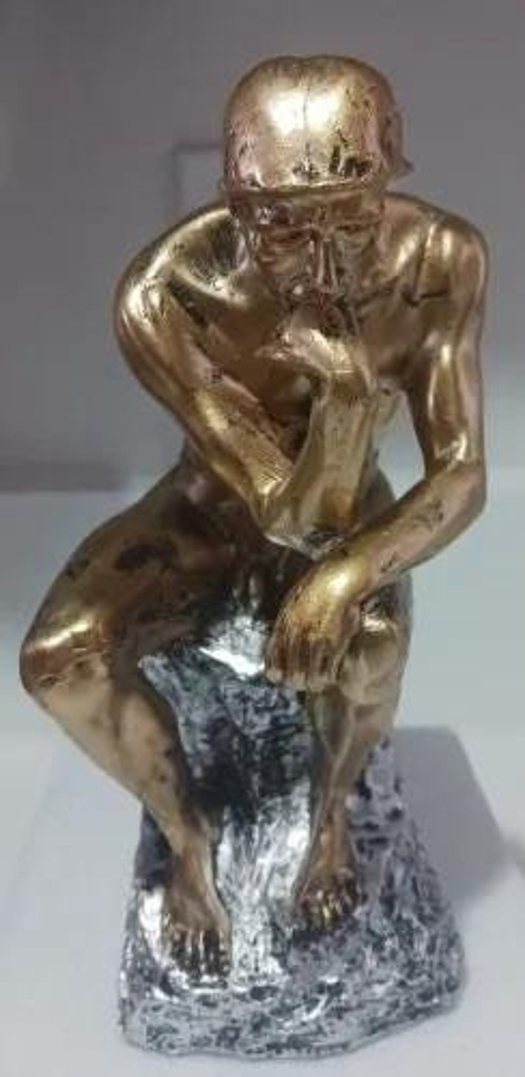 The Thinker Statue Classic Sculpture of the Famous Thinking Man for ...