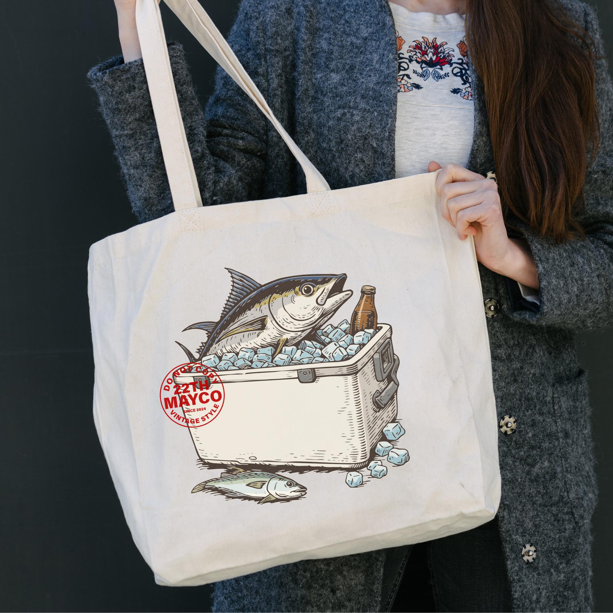 Fishing Cooler PNG, Tuna Fish and Beer Clipart, Retro Ice Chest ...