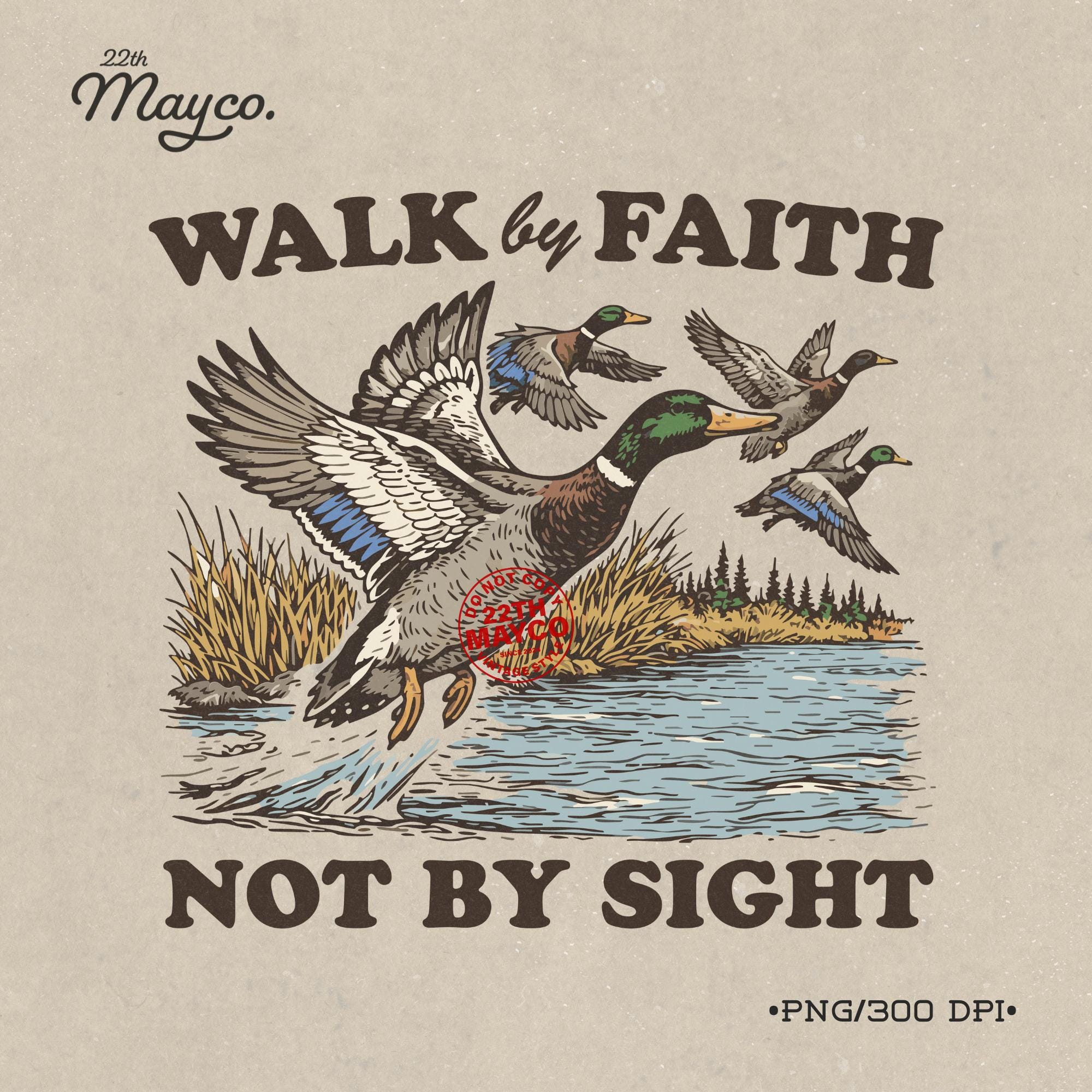 Mallard Duck Bible Verse PNG, Christian Hunting Clipart (digital ...