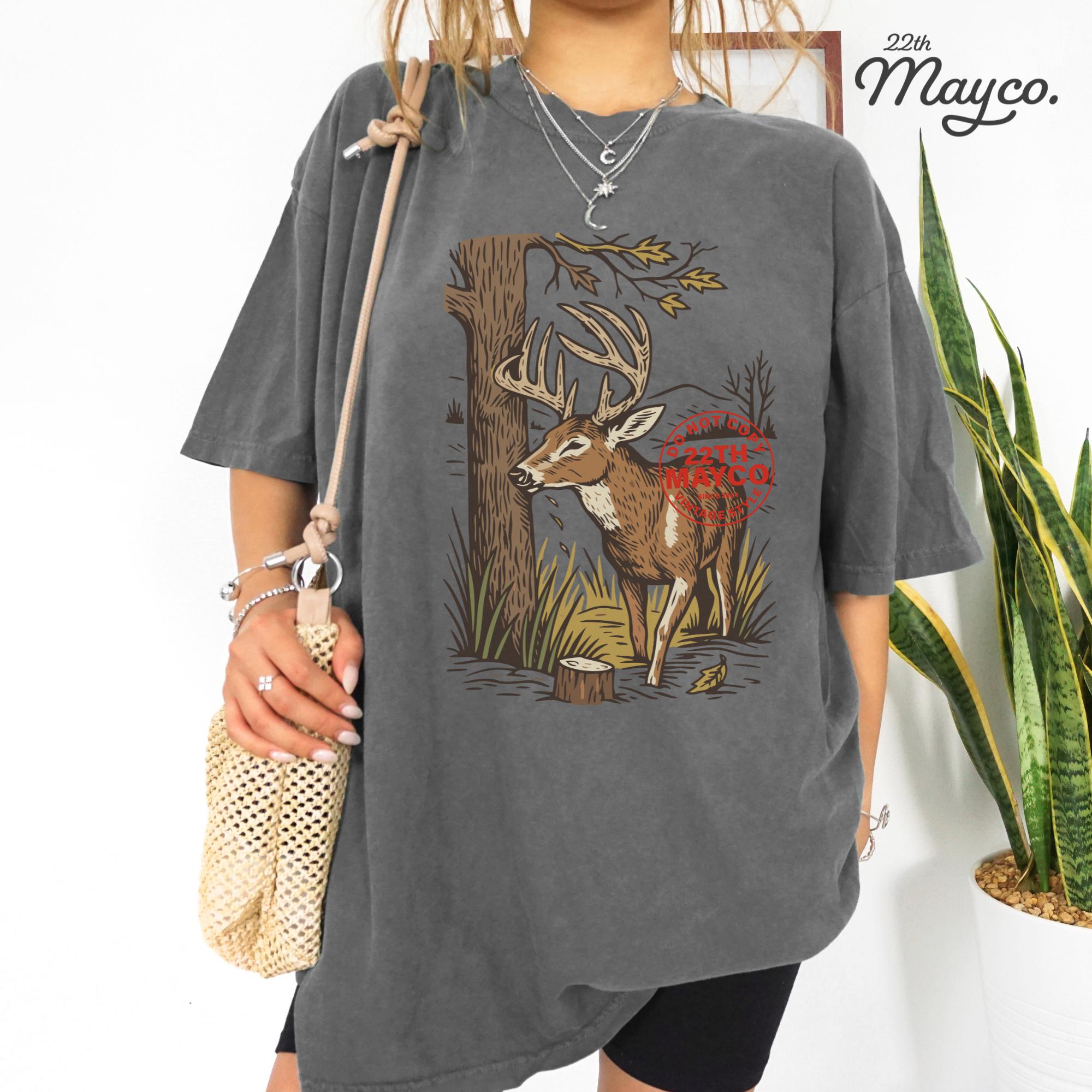 Vintage Buck Rub PNG, Whitetail Deer Clipart, Hunting Sublimation ...