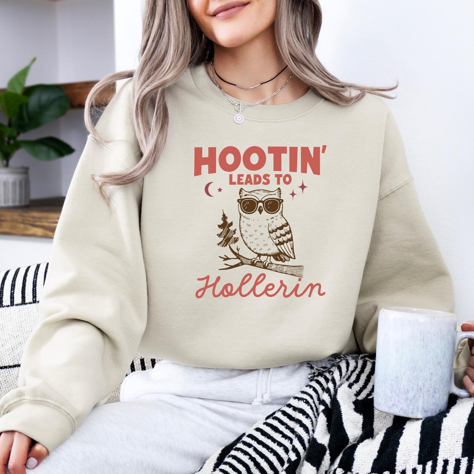 Hootin' Leads to Hollerin, SVG PNG, Funny Vintage Western Owl, Cowboy ...
