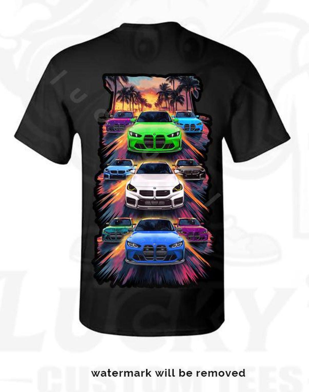 BMW M2 M3 M4 G80 G82 G87 Tshirt in Twilight Purple Verde Mantis Riviera ...