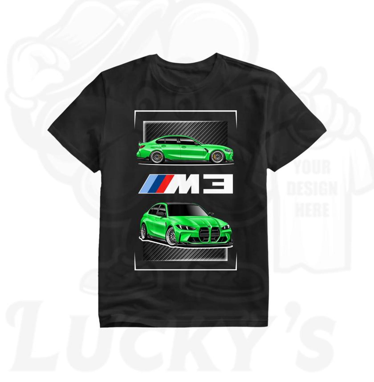 BMW M3 M4 G80 G82 T-shirt in Signal Green Verde Mantis S M L XL 2XL 3XL ...