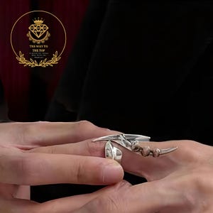 Resizable Silver Cyberpunk Armor Ring | Punk Claw Statement Ring ...