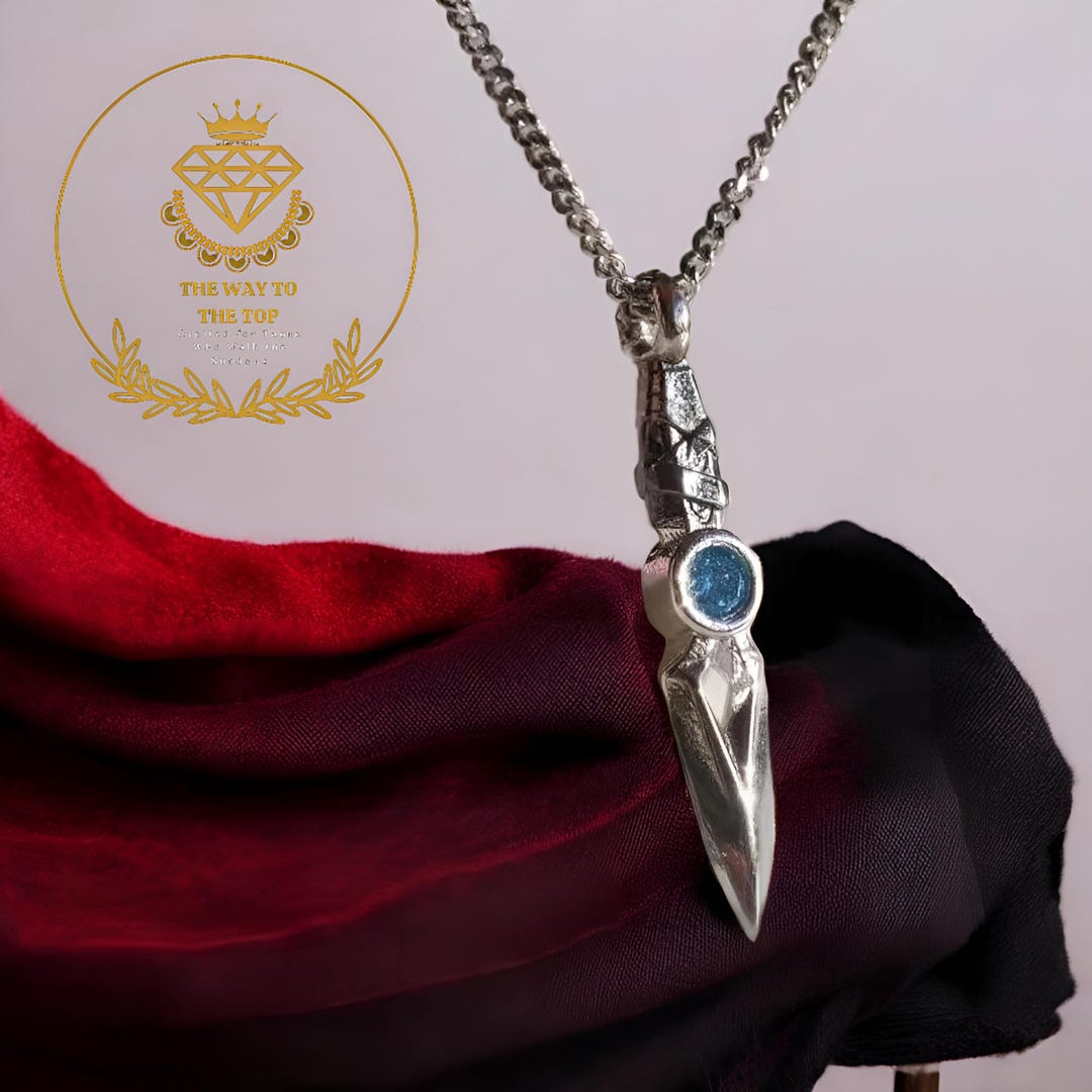 Jett Knife Necklace, Copper Gamer Jewelry for Valorant Fans, Gamer ...