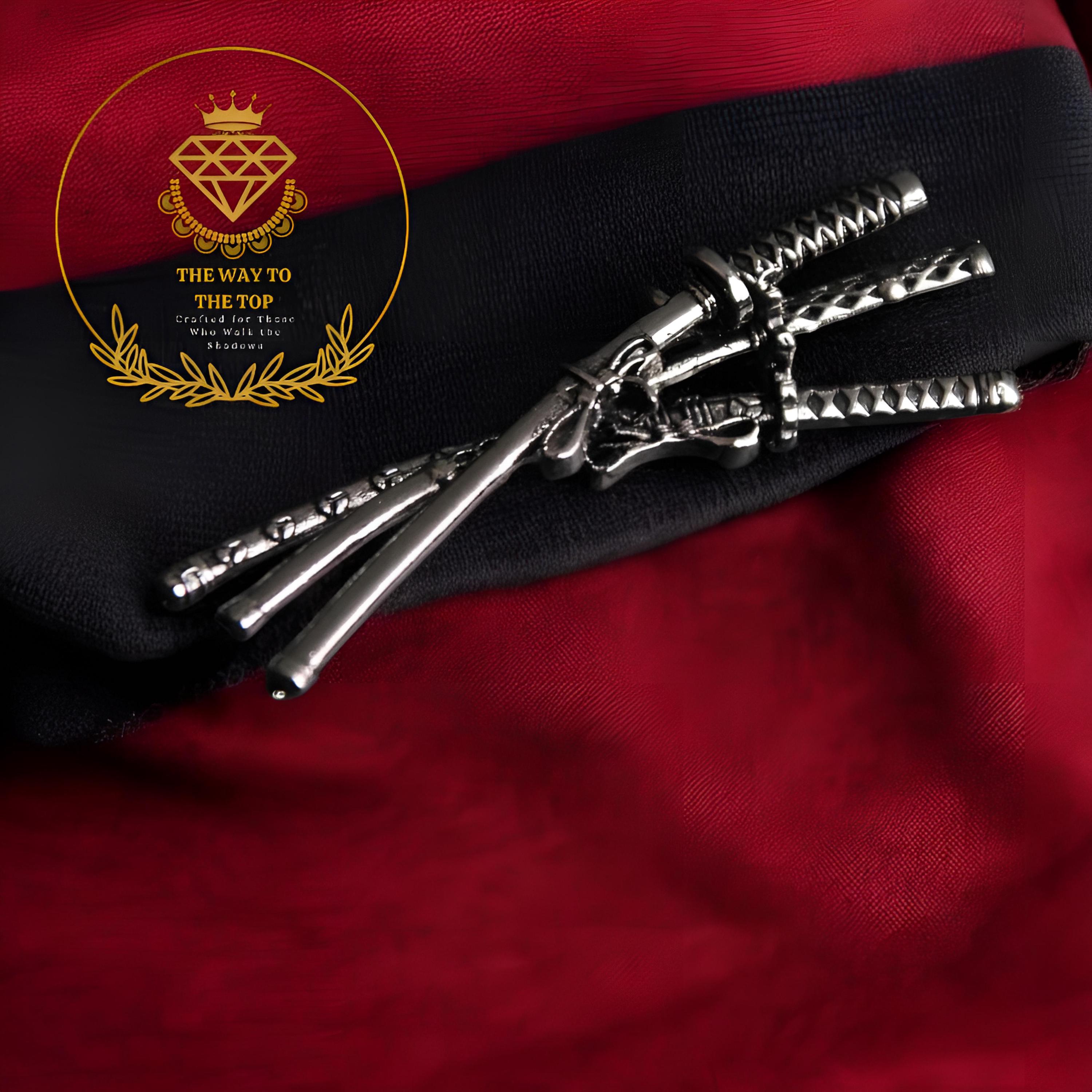 Gothic Retro Roronoa Zoro Necklace Japanese Samurai Sword Pendant Zinc ...