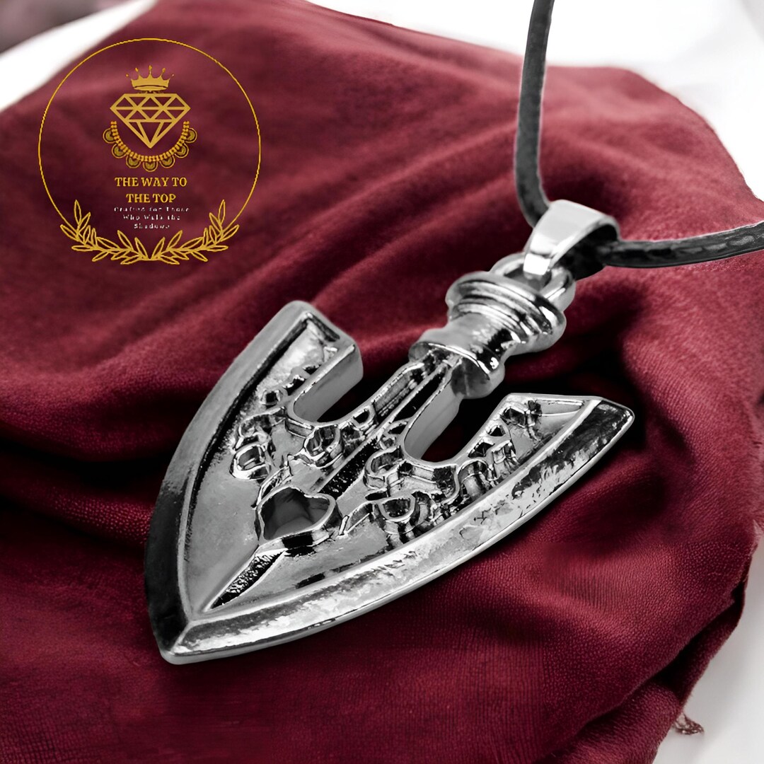 Anime Jojo's Bizarre Adventure Necklace - Kujo Jotaro Arrow Pendant ...