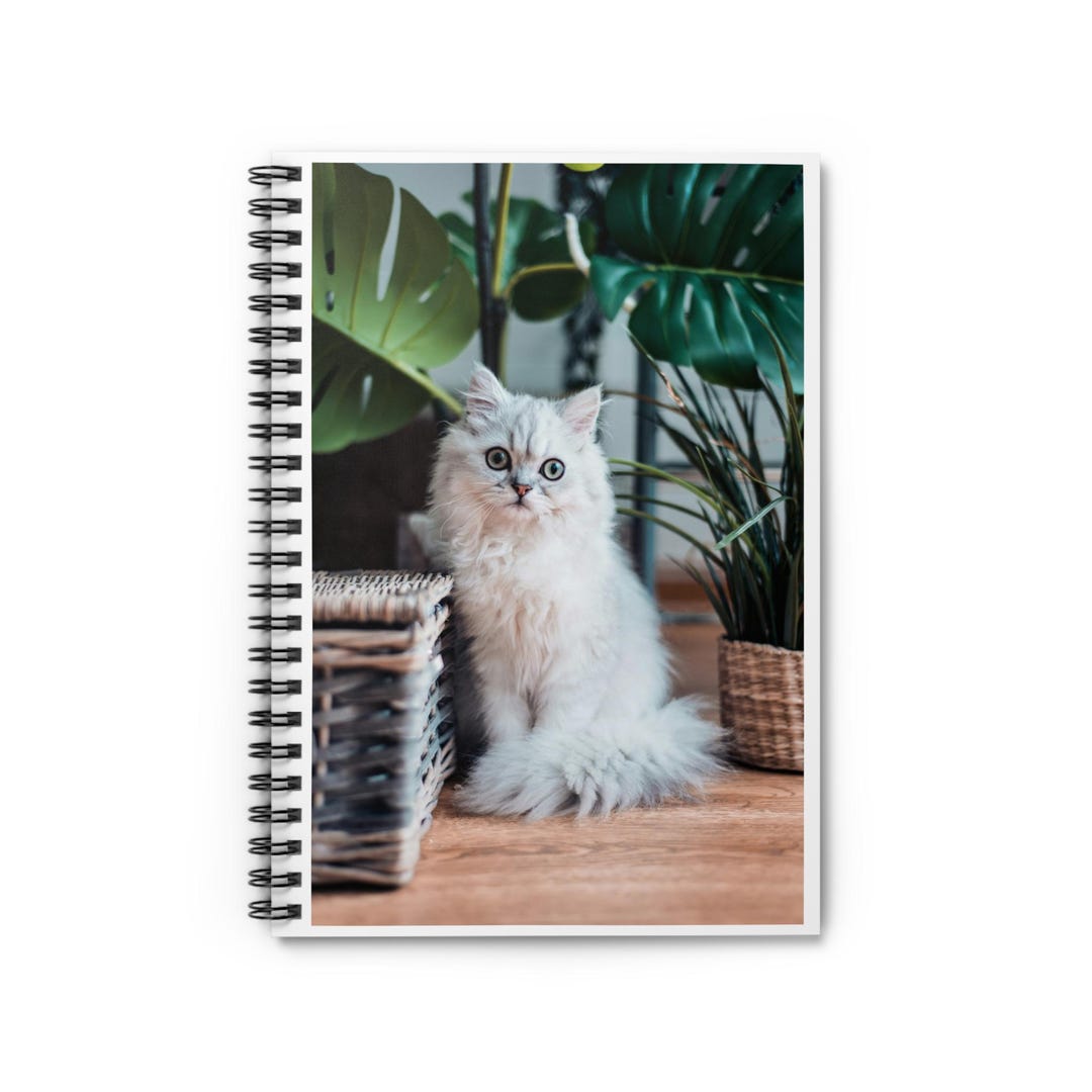 Cute Cat Notepad Adorable Kitty Design Notebook - Etsy