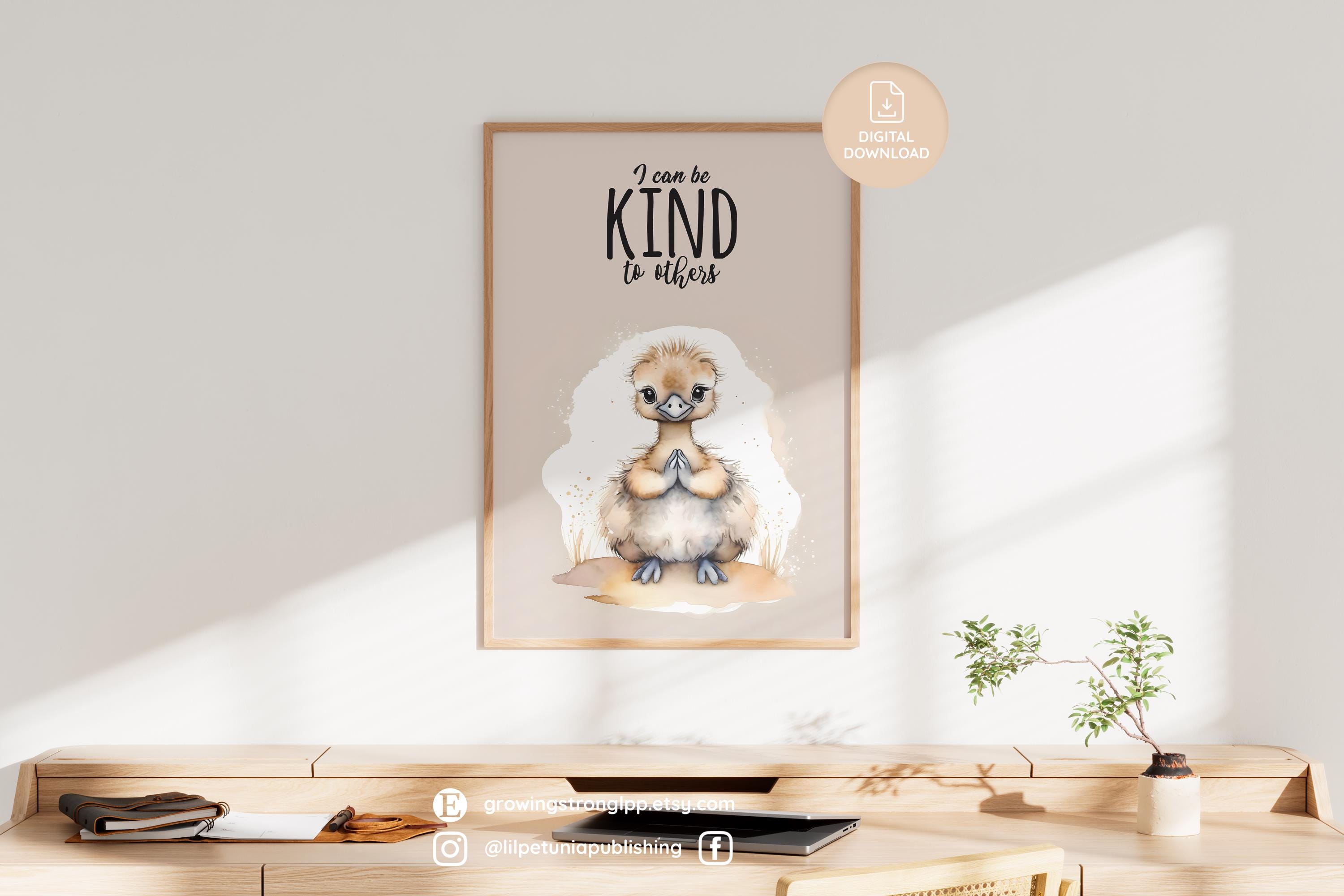 Set of 3 | Positive Affirmation Prints for Kids | Nursery Wall Art With ...