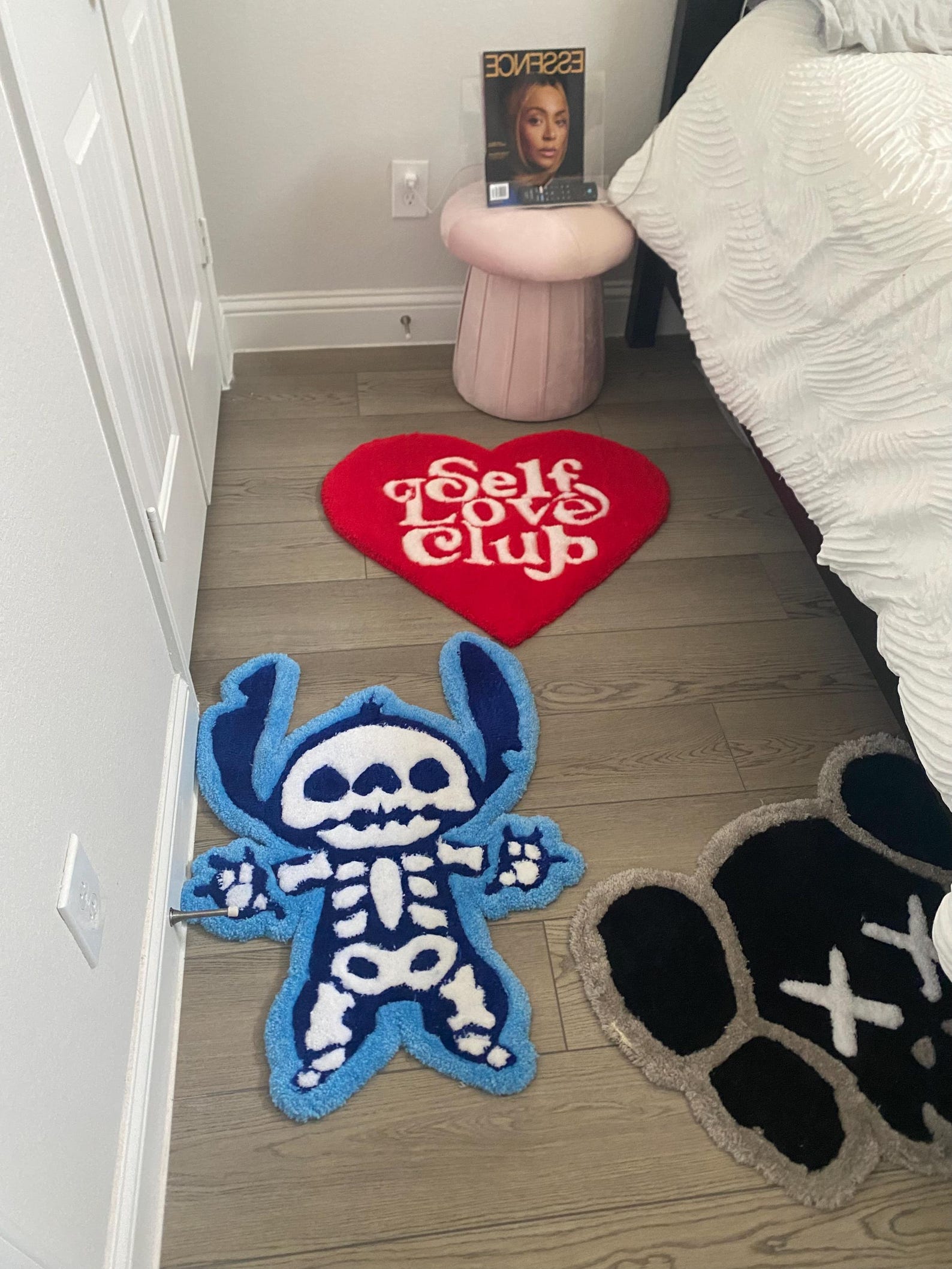 Skeleton Stitch Rug Custom Rug Cartoon Rug 100% Handmade - Etsy