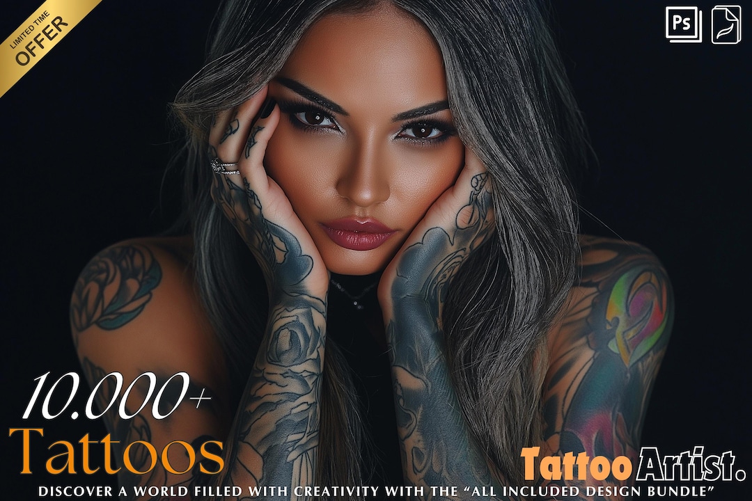 The Tattoo Encyclopedia 10.000 Tattoos Procreate Brushes & Images Included - Etsy UK