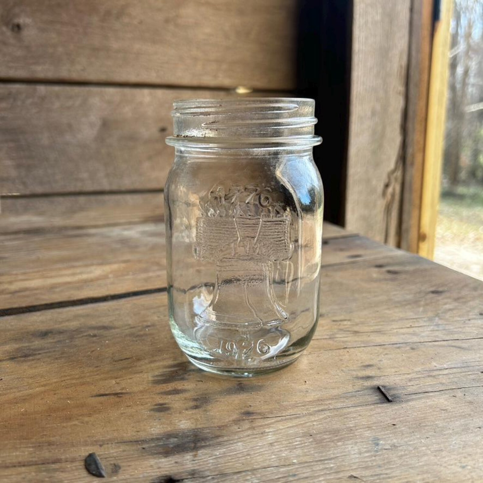 Commemorative 1776 Mason Jar Widemouth Quart, Anchor Hocking Vintage ...