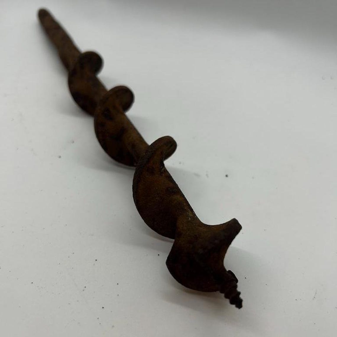 Vintage Auger Drill Hand Tool | Large Antique Tool | Carpentry ...