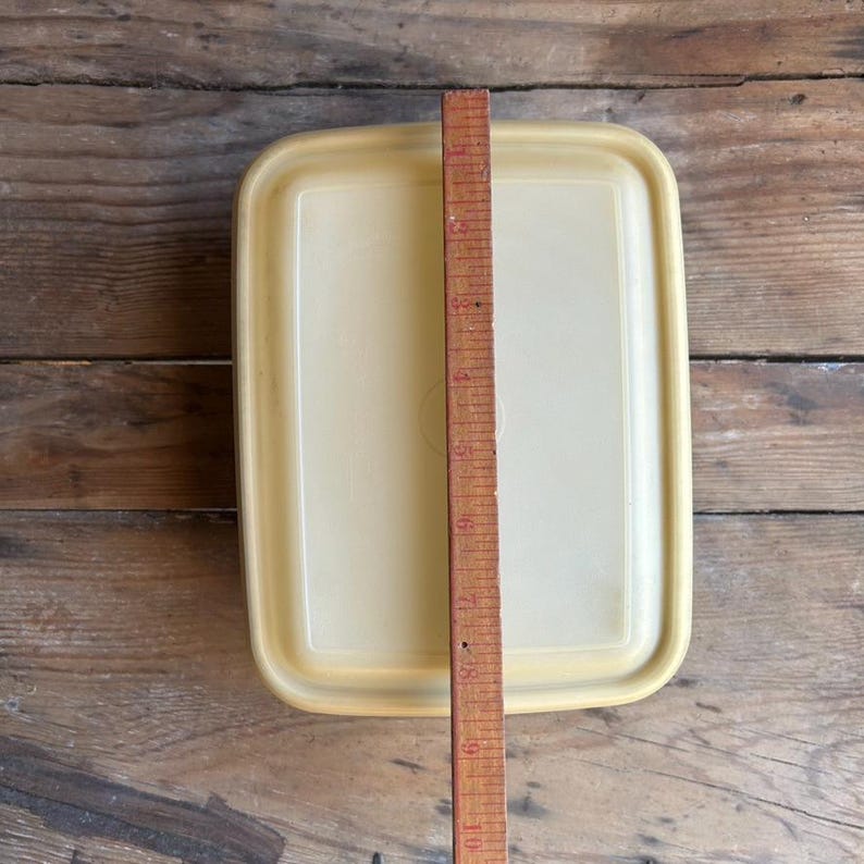 Vintage Tupperware Beige Storage Container & Lid, 1970s Retro Kitchen ...