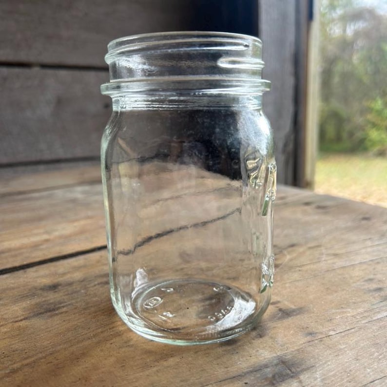 Vintage Atlas Mason Jar Pint: Lucky #13, Retro Farmhouse Decor - Etsy