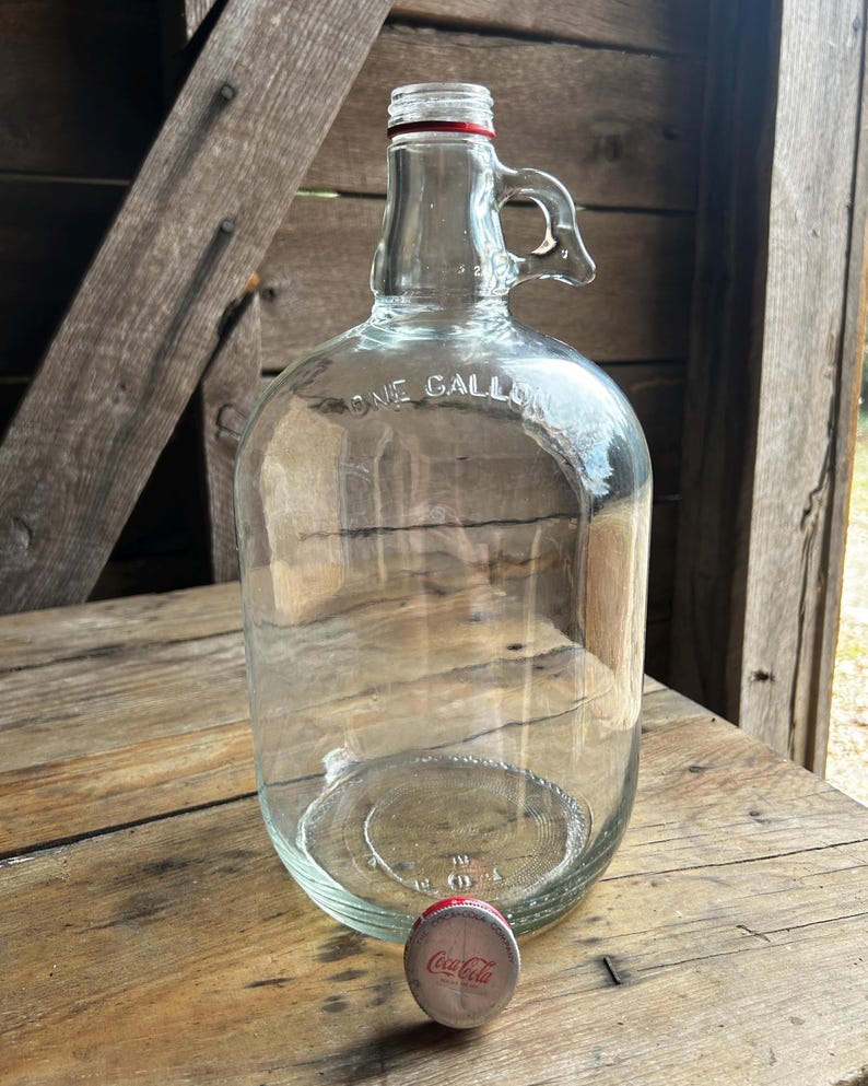 Vintage Coca-cola 1 Gallon Glass Syrup Jug With Handle – Retro Decor ...