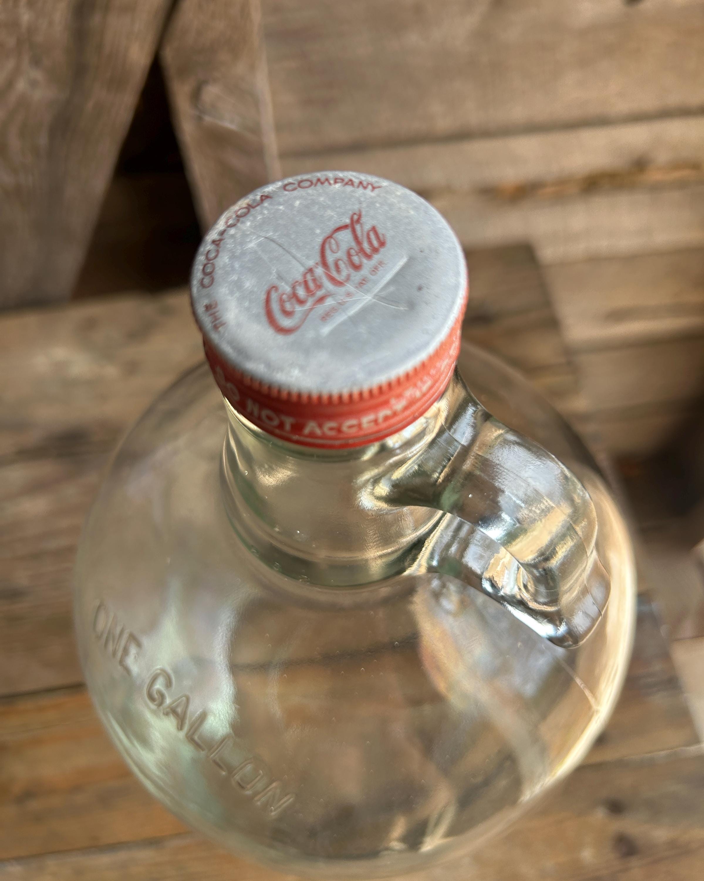 Vintage Coca-cola 1 Gallon Glass Syrup Jug With Handle – Retro Decor ...
