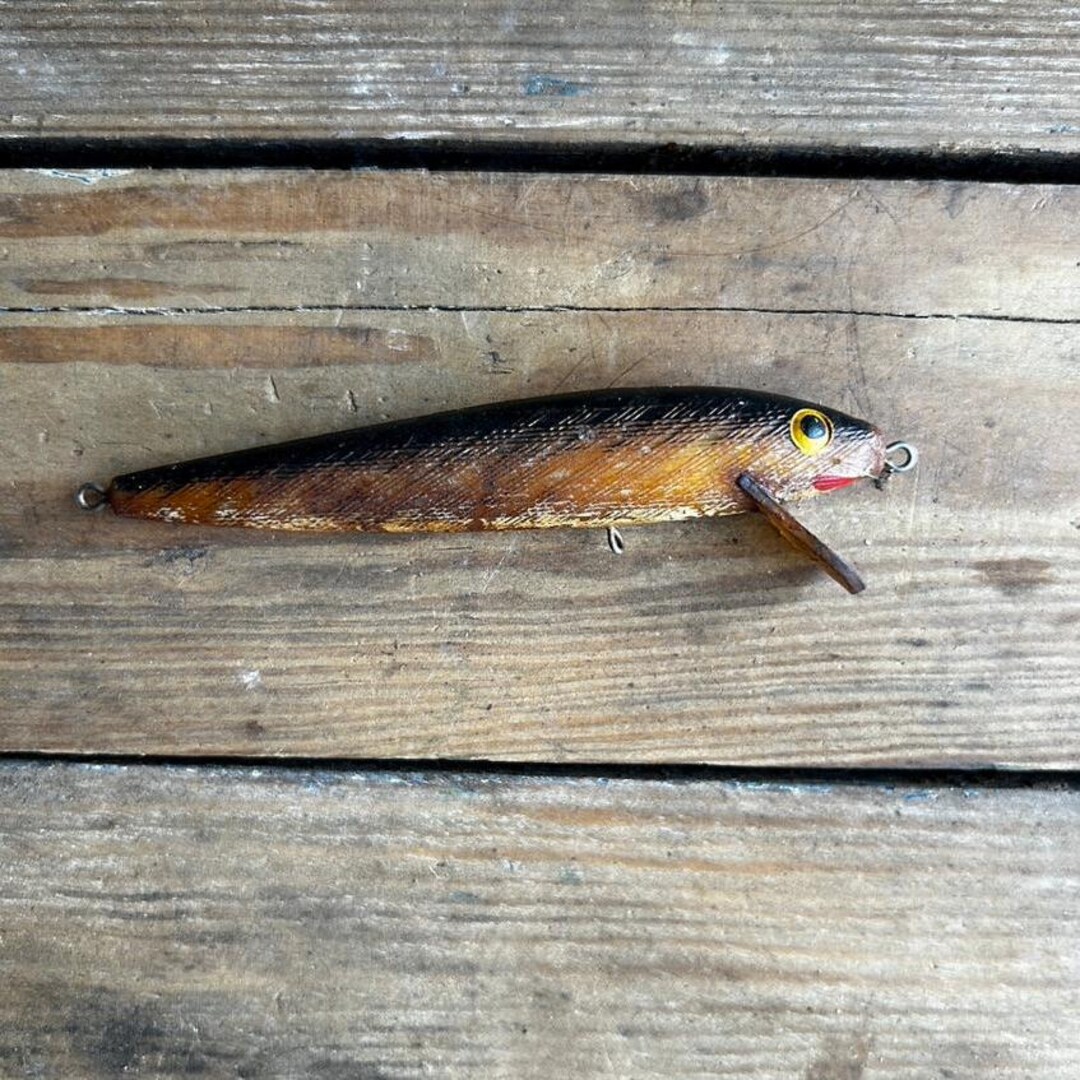 Vintage Fishing Lure - Fisherman Gear - Rustic Farmhouse Decor ...