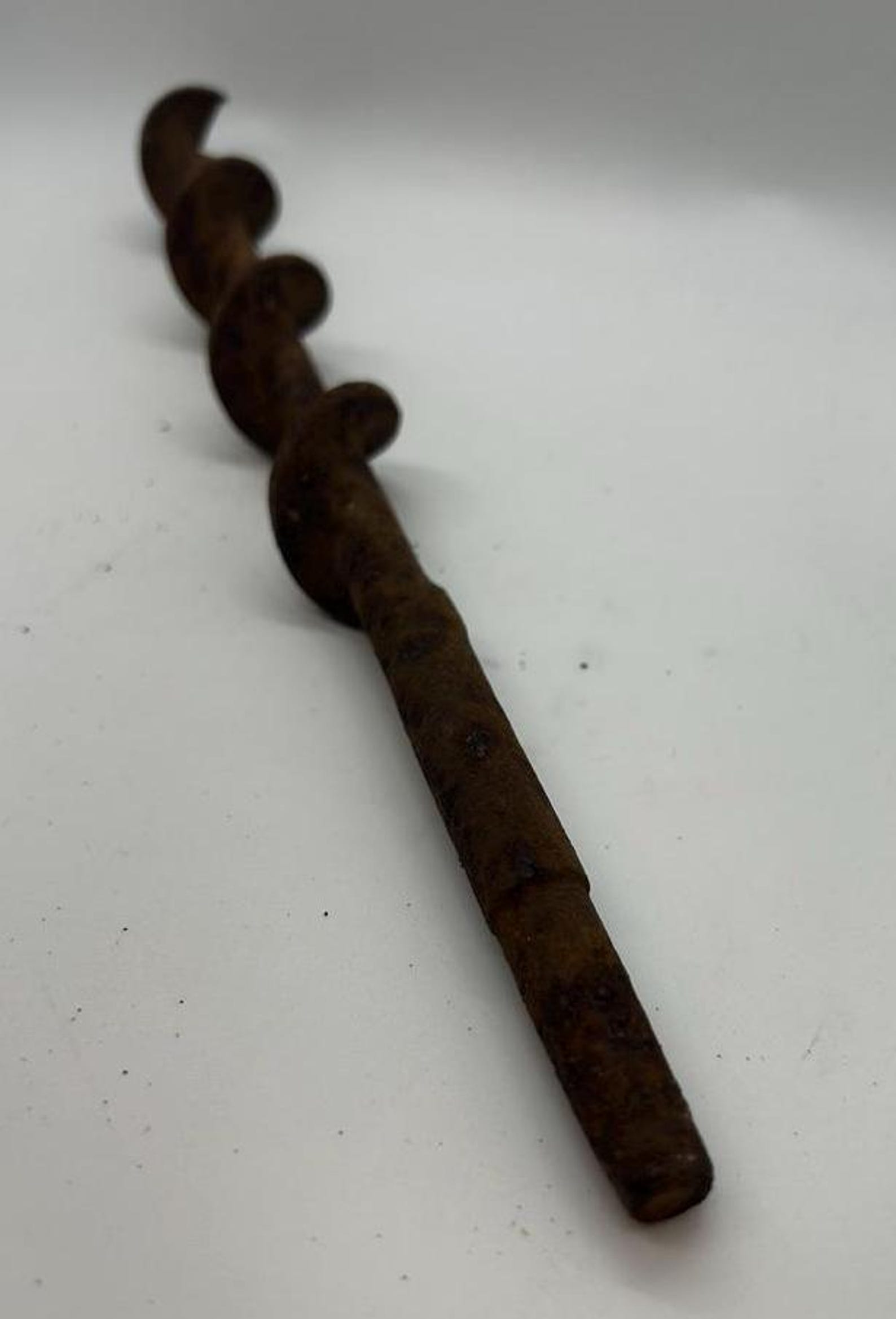 Vintage Auger Drill Hand Tool | Large Antique Tool | Carpentry ...