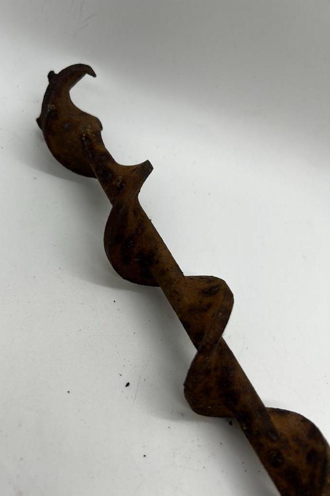 Vintage Auger Drill Hand Tool | Large Antique Tool | Carpentry ...