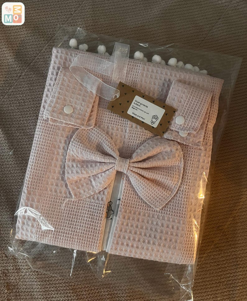 Lightpink Cotton Baby Car Seat Cover, Waffle and Poplin Fabric ...