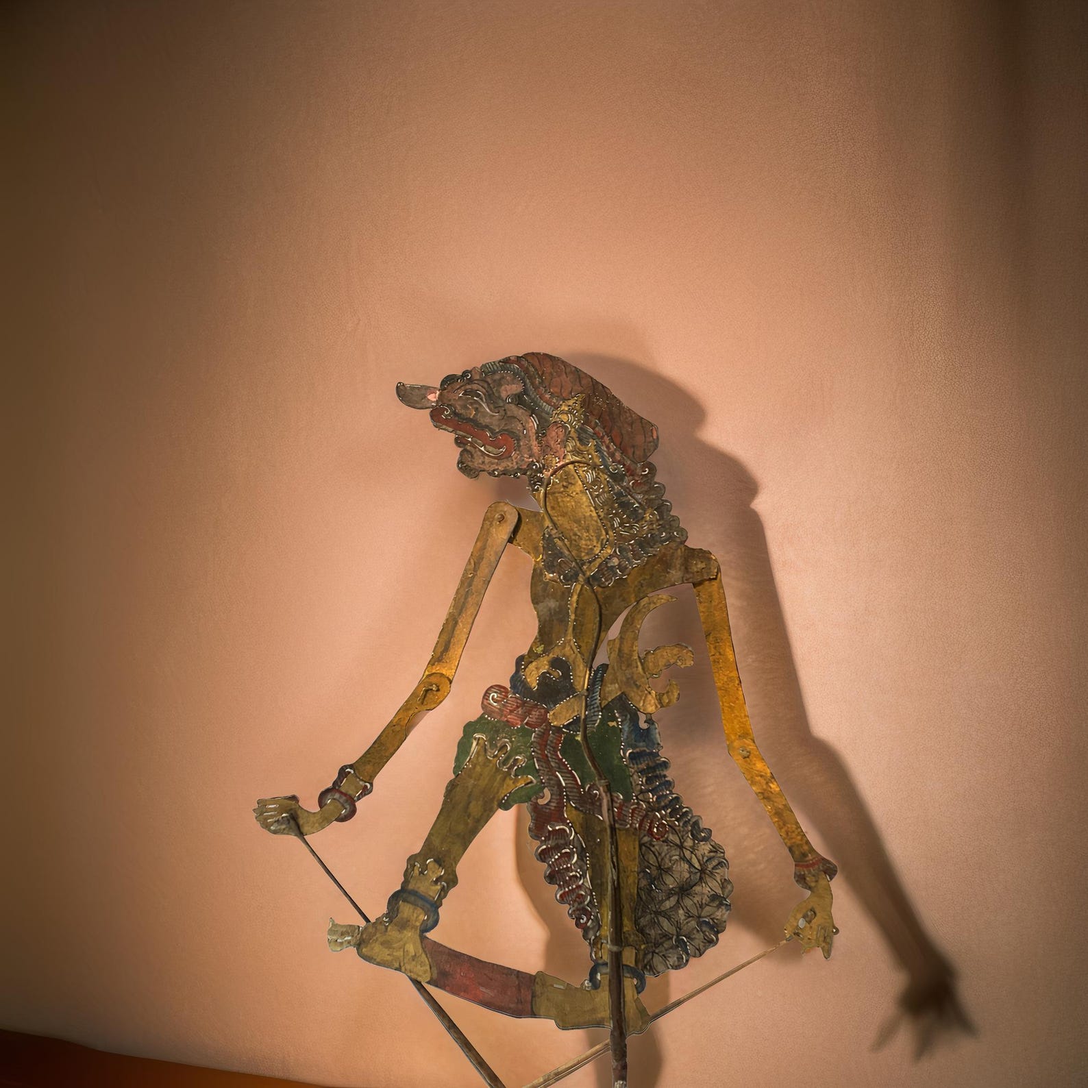 Sengkuni Vintage Javanese Shadow Puppets (wayang Kulit) - Etsy