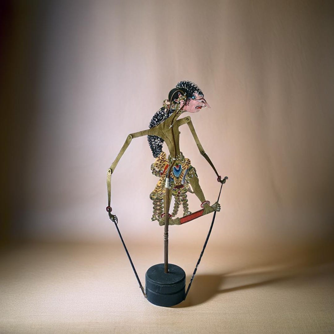 Lesmana Classical Javanese Shadow Puppets (wayang Kulit) - Etsy