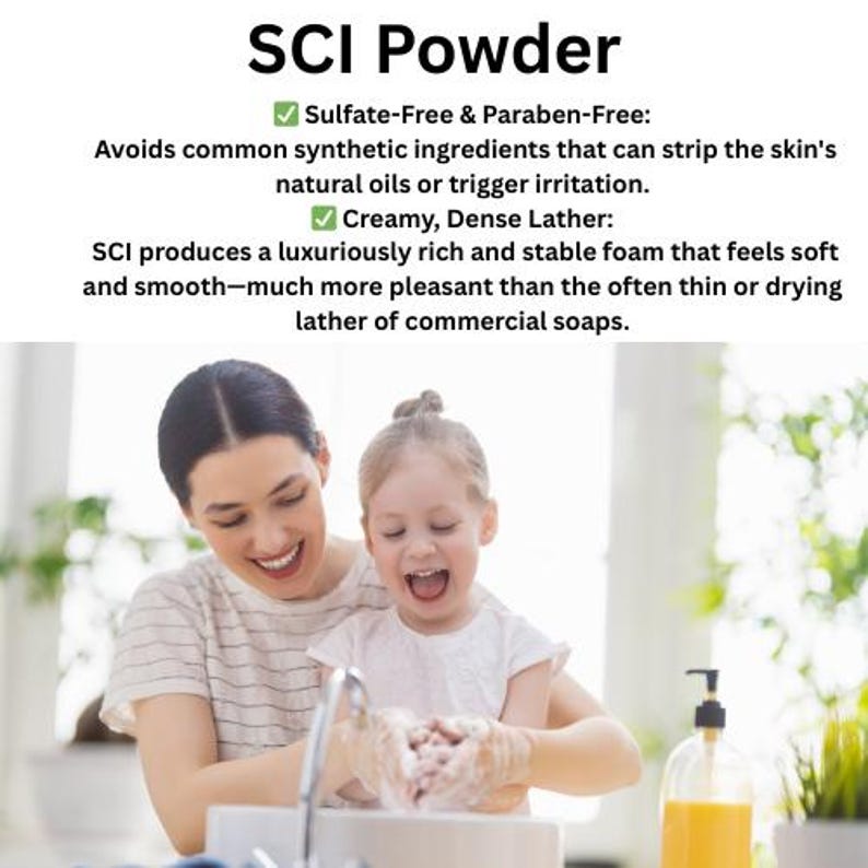 SCI Powder: 99% Pure Cosmetic Grade, Mild Surfactant - 8 Oz - Etsy