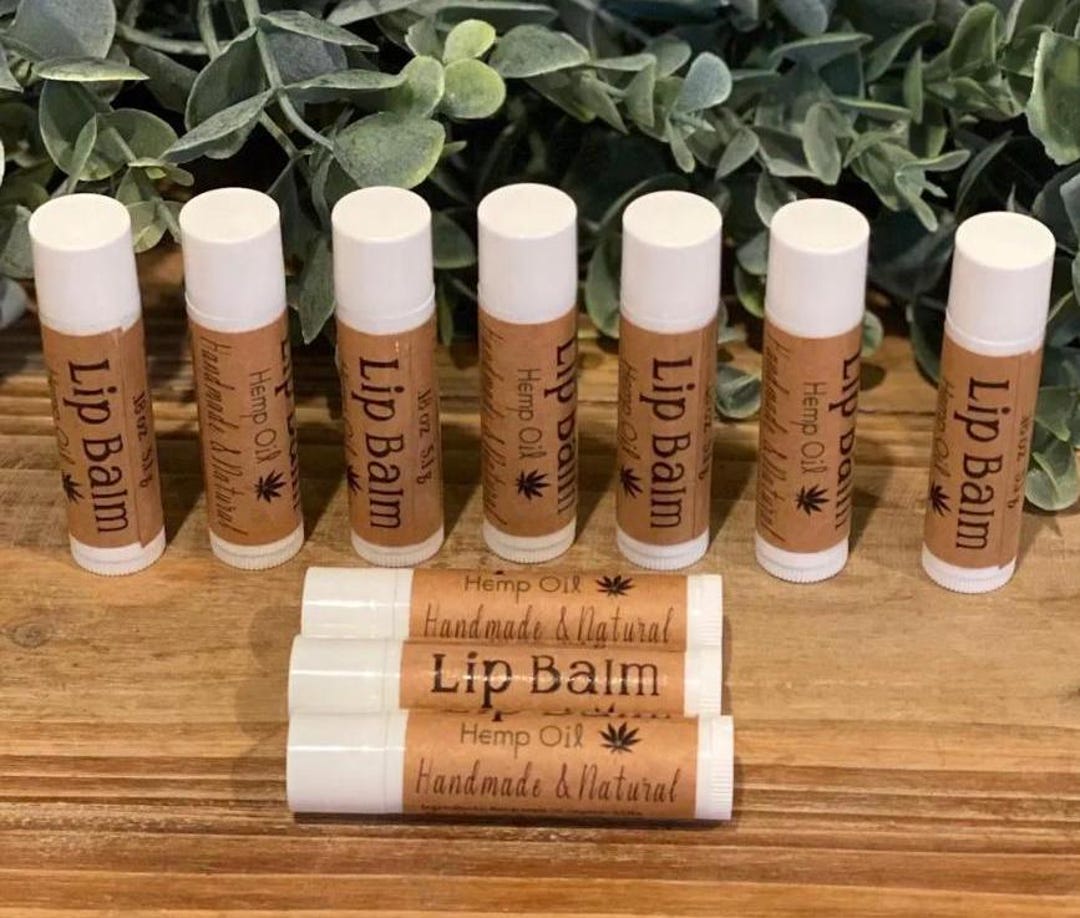 Hemp Lip Balm With Goat Milk Hemp Lip Balm Vegan Option Lip Balm With ...