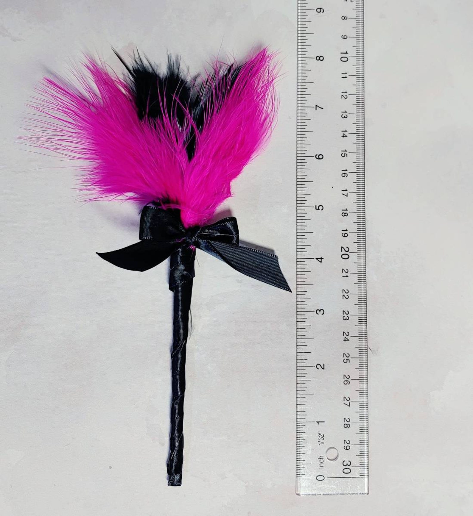 Feathers for Pleasure Tickle and Tease Wand With Natural Bird | Etsy