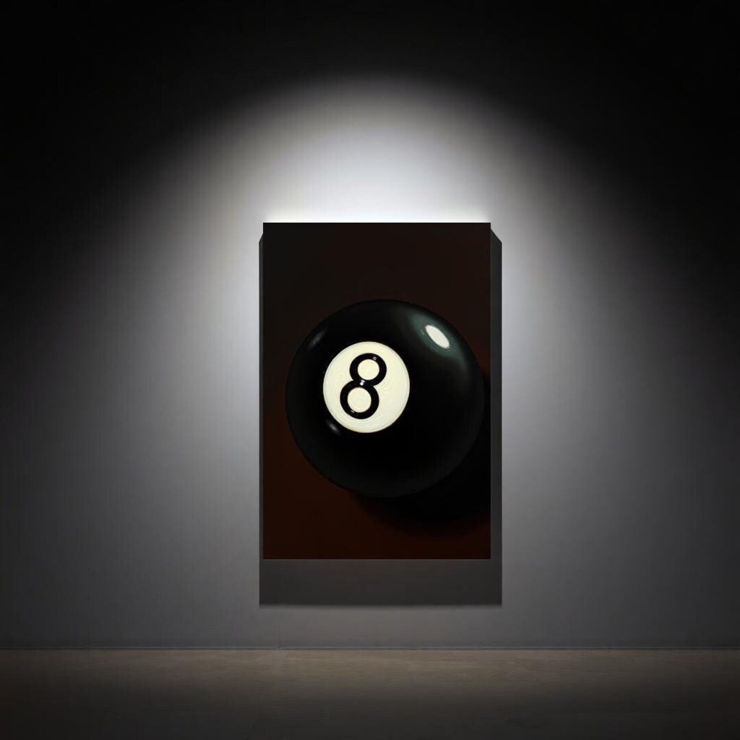 Vintage Pool Ball Print, Retro Wall Art, Canvas Print, Retro 8-ball ...