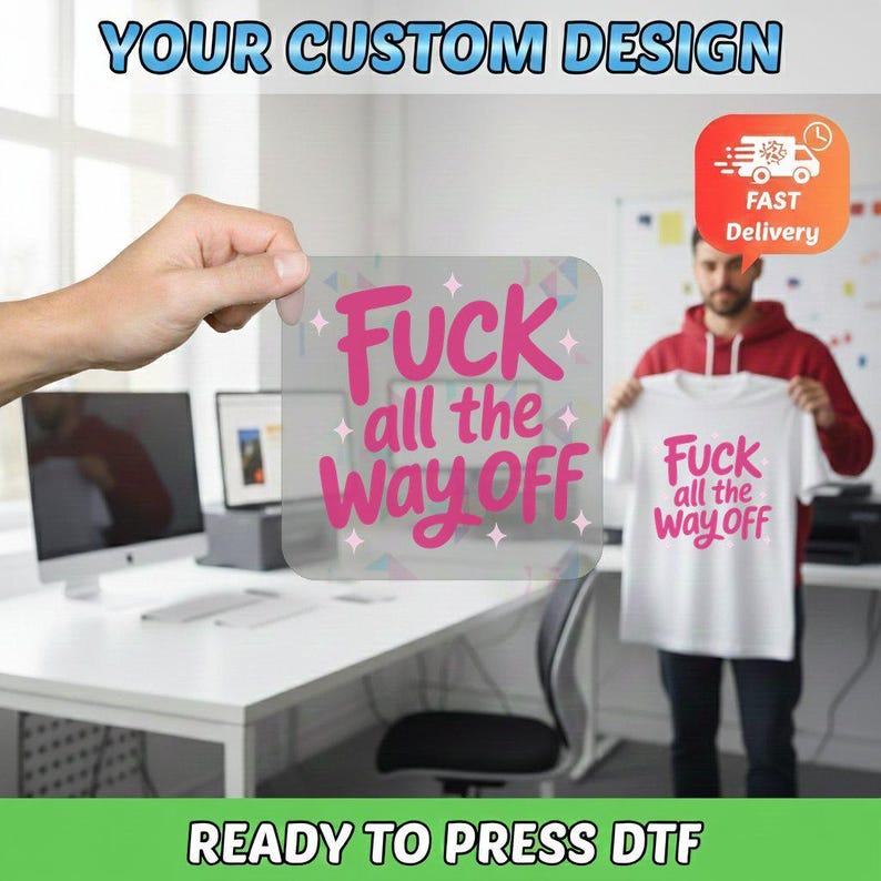 Bold Pink Hand-lettered Humor DTF Transfer, Anti Social Iron-on, Ready ...