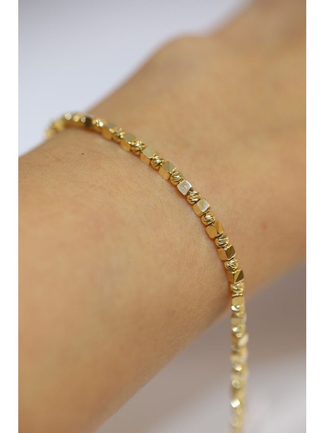 Cuff Bracelet Handmade 14k Gold, Bracelet for Her, Bracelet for Women ...
