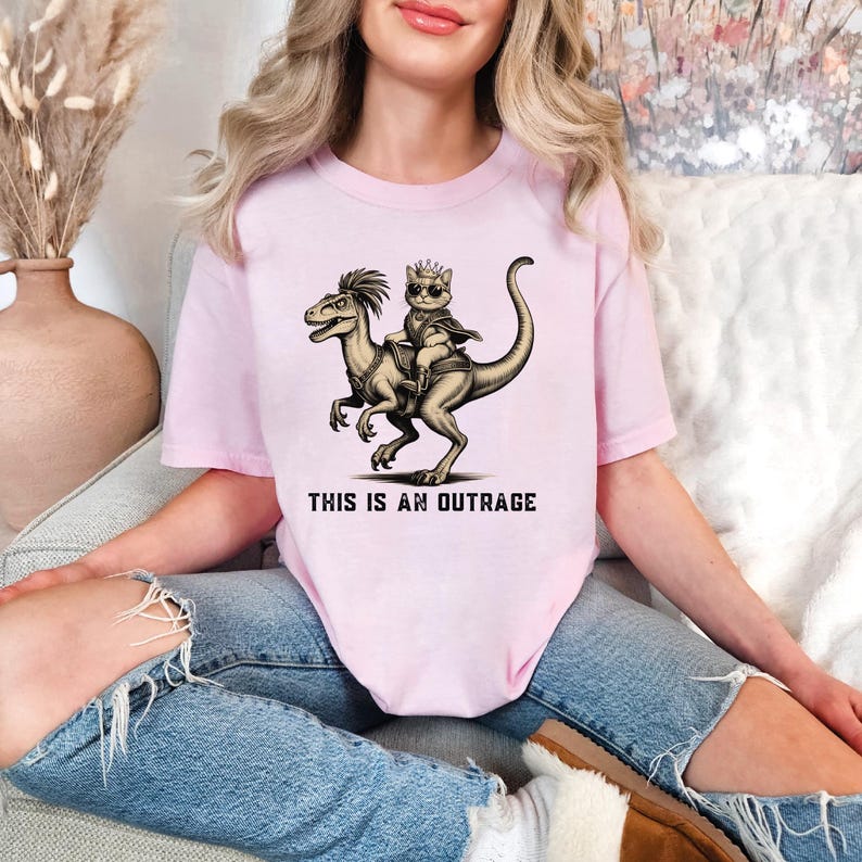 Comfort Colors® Dungeon Crawler Carl This is an Outrage Shirt, Princess ...