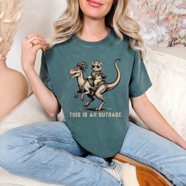 Comfort Colors® Dungeon Crawler Carl This is an Outrage Shirt, Princess ...