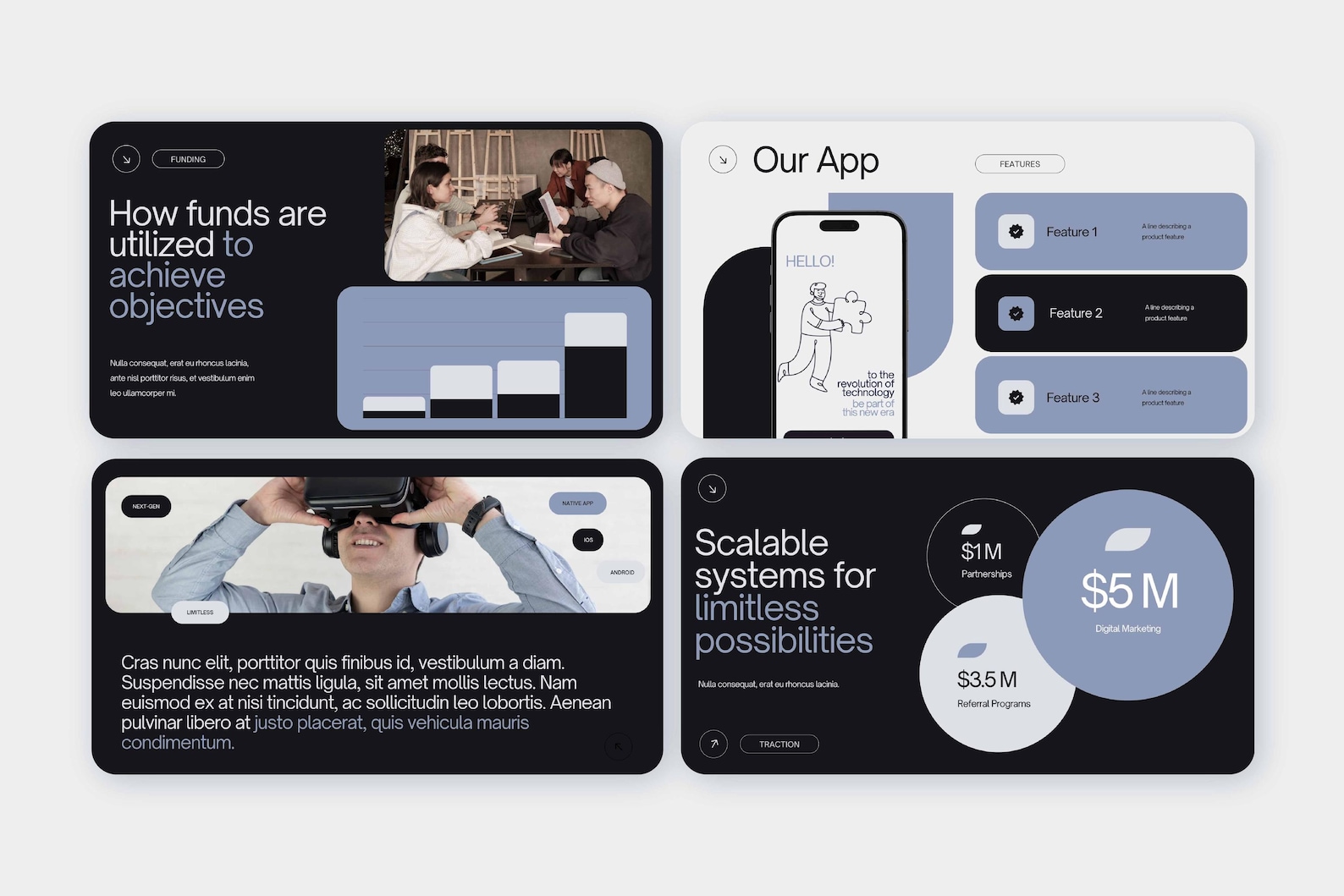 Tech Startup Pitch Deck Template: Modern Presentation, Editable Canva ...