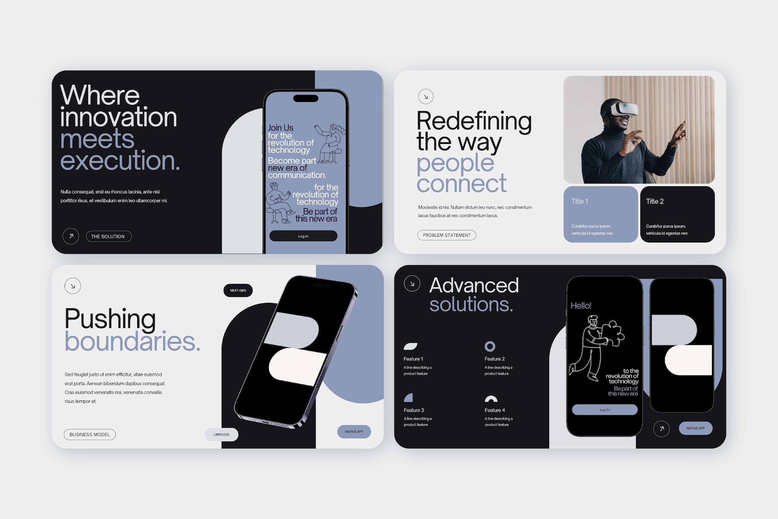 Tech Startup Pitch Deck Template: Modern Presentation, Editable Canva ...