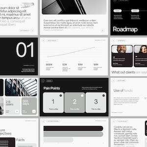 Business Pitch Deck Modern Canva Template for Tech Startup ...