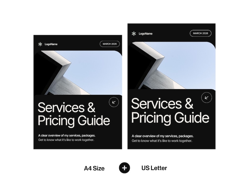 Pricing Guide Canva Template, Service Price List, Client Onboarding ...
