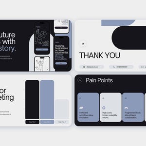 Tech Startup Pitch Deck Template: Modern Presentation, Editable Canva ...
