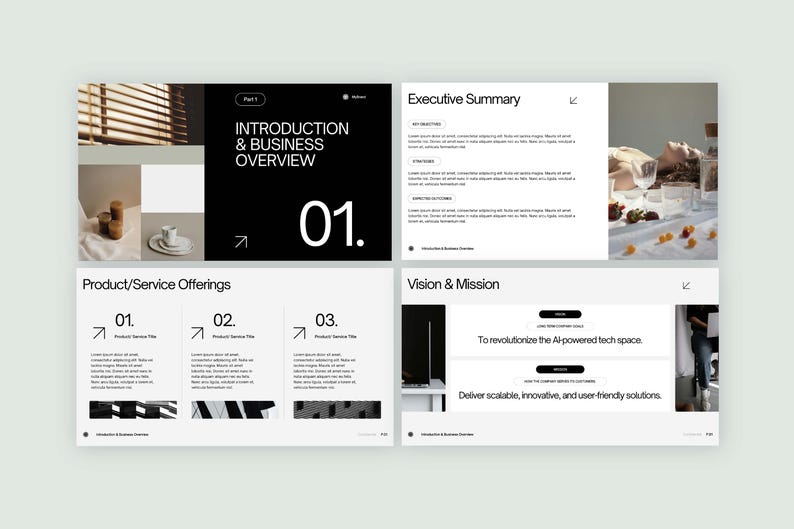 Marketing Plan Pitch Deck Editable Template Canva | Business Proposal ...