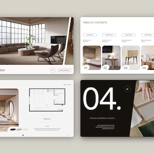 Interior Design Presentation Template, Furniture Presentation Board ...