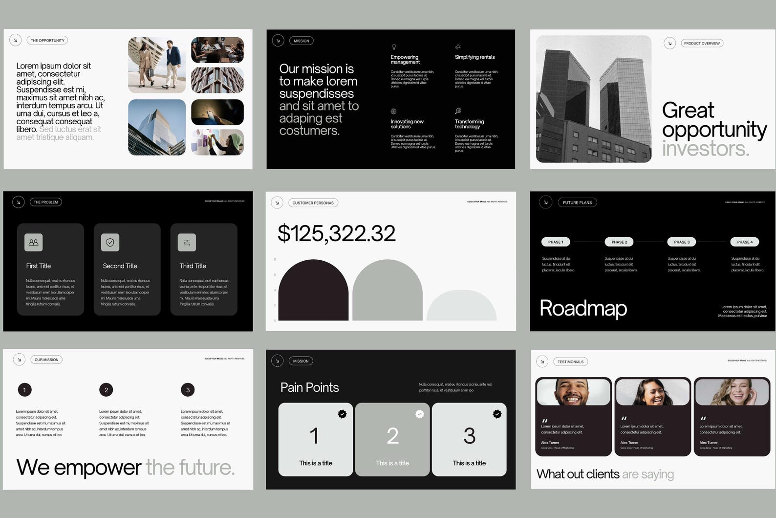 Business Pitch Deck Modern Canva Template for Tech Startup ...