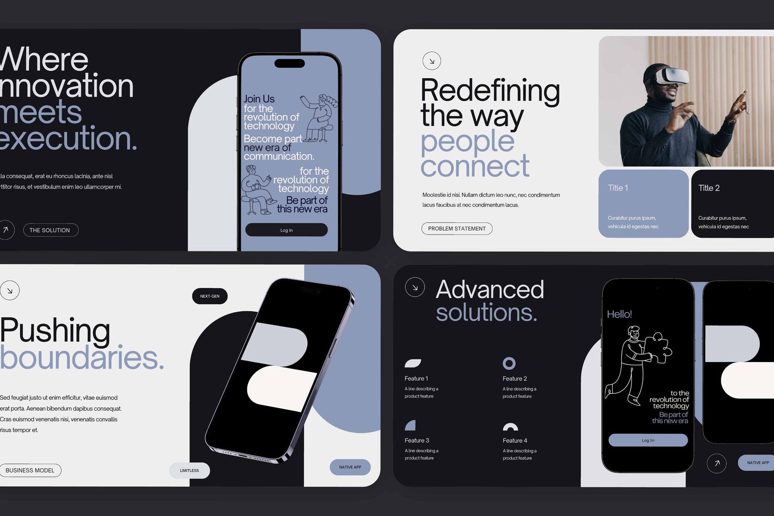 Tech Startup Pitch Deck Template: Modern Presentation, Editable Canva ...